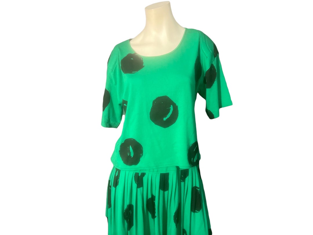 Vintage 80's Mac Mac Dress Skirt Set L - Etsy