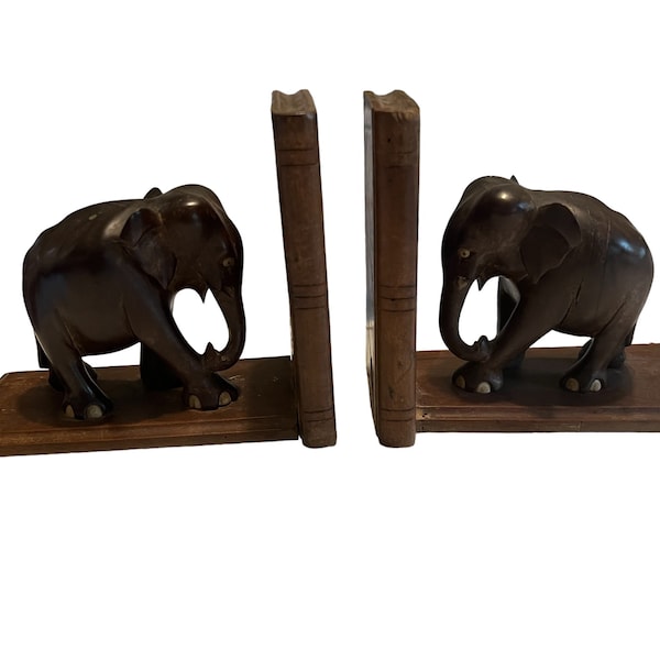 Elephant Bookends - Etsy