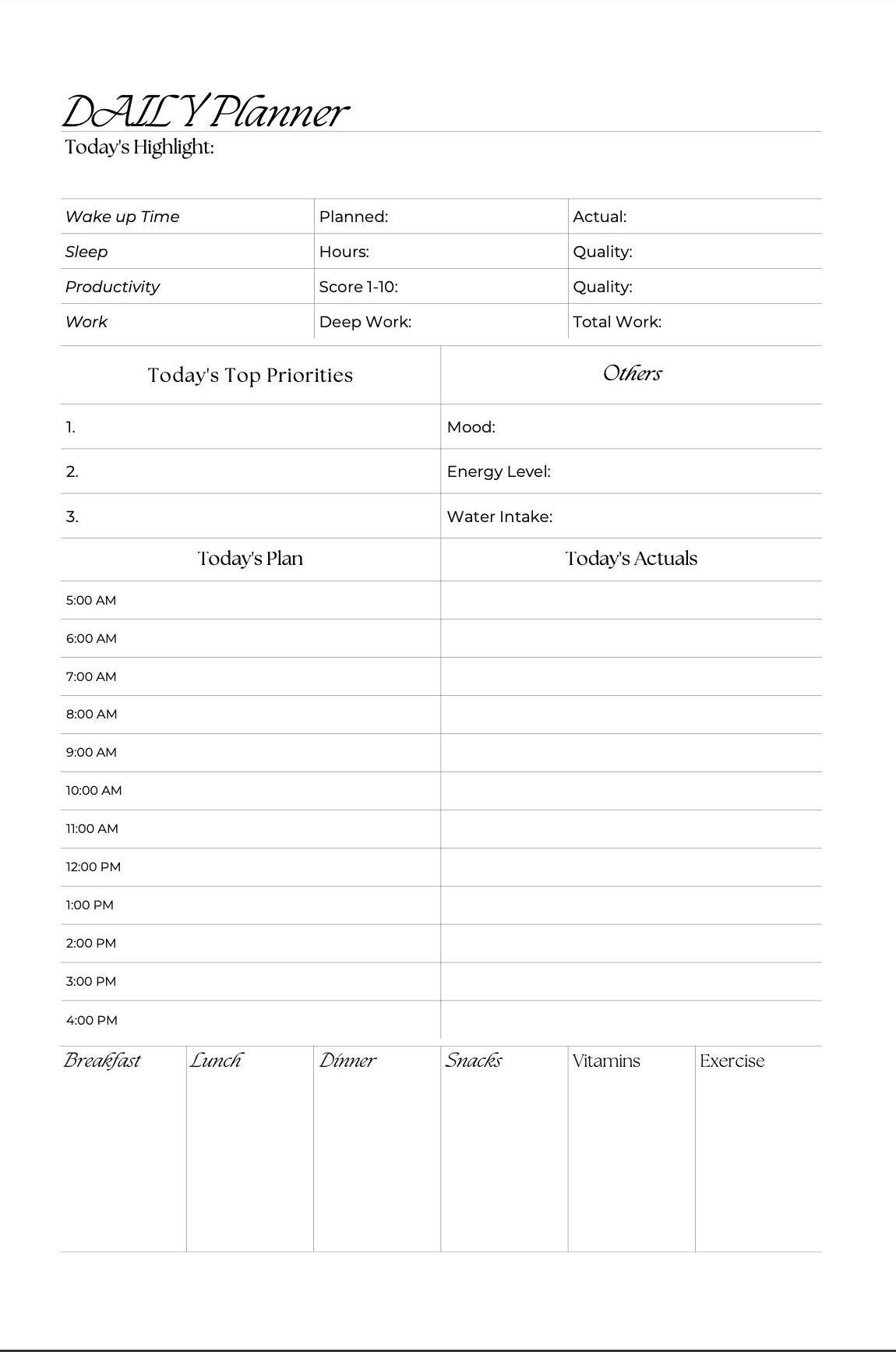 The Ultimate Life Planner, Digital Planner, Success Planner, Goal ...