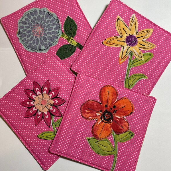 Fabric Coasters - Etsy