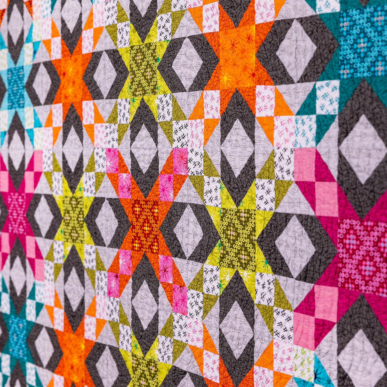 Sparkling Stars Digital Quilt Pattern by Christa Watson of ...