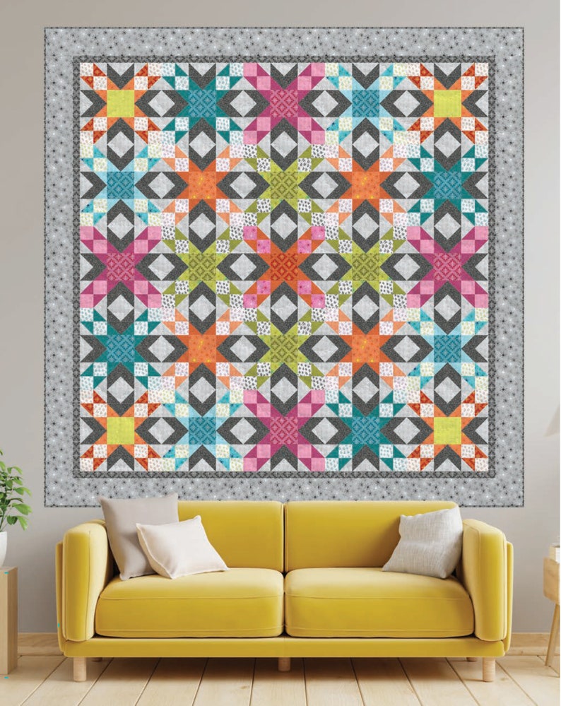 Sparkling Stars Digital Quilt Pattern by Christa Watson of ...