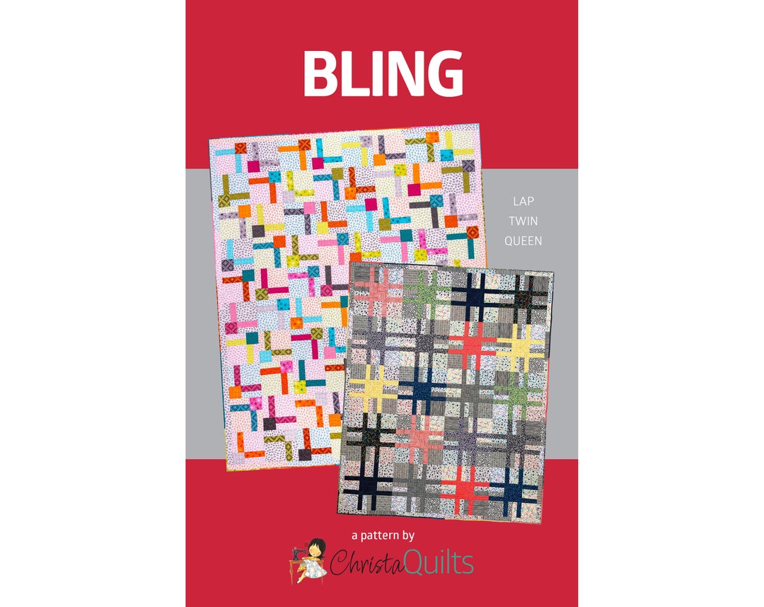 Bling Digital Quilt Pattern by Christa Watson of Christaquilts - Etsy