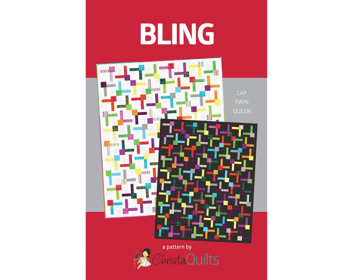 Bling Digital Quilt Pattern by Christa Watson of Christaquilts - Etsy