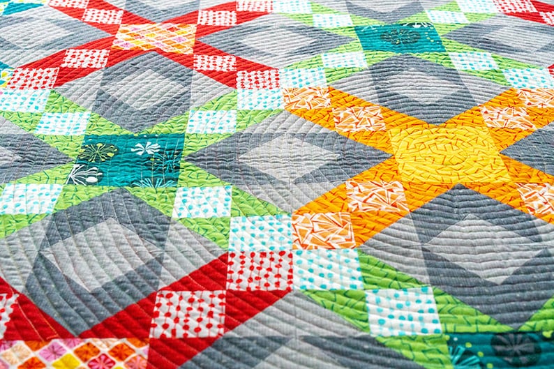 Sparkling Stars Digital Quilt Pattern by Christa Watson of ...