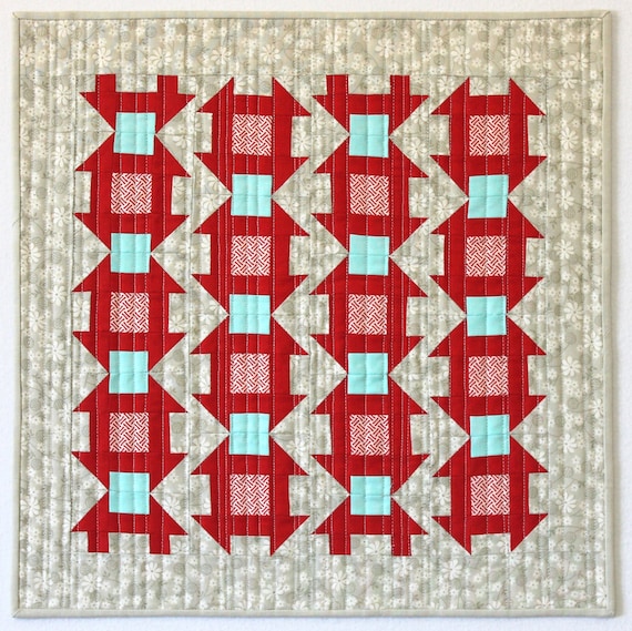 Mini Churn Dash Digital Quilt Pattern by Christa Watson of - Etsy