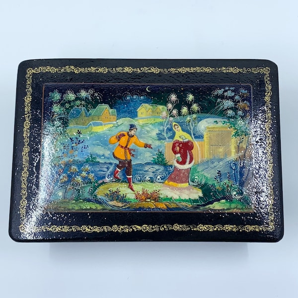 Russian Lacquer Box - Etsy