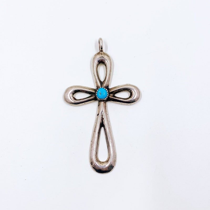 Turquoise Cross - Etsy