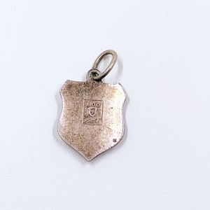 Vintage Silver Triberg Enamel Shield Charm | Vintage Enamel Travel ...