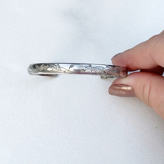 Antique Chinese Silver Cuff Bracelet | Chinese Engrav… - Gem