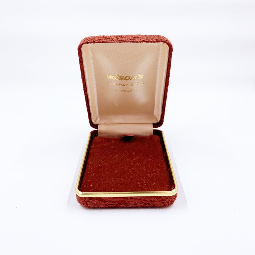 Vintage Wilson's Necklace Presentation Jewelry Box | Jewelry Gift Box ...