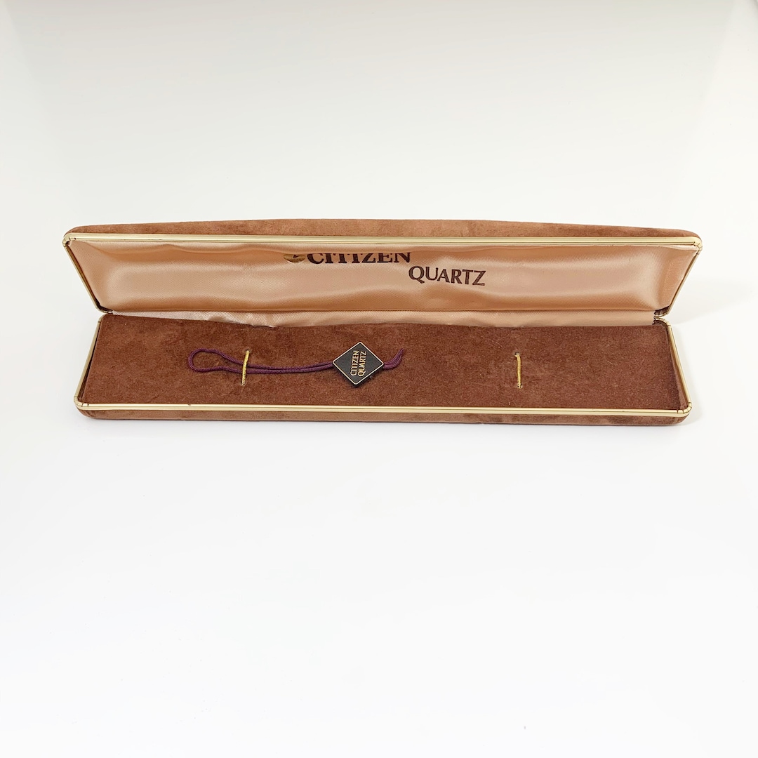 Vintage Citizen Watch Display Box | Vintage Watch Display Jewelry Box ...