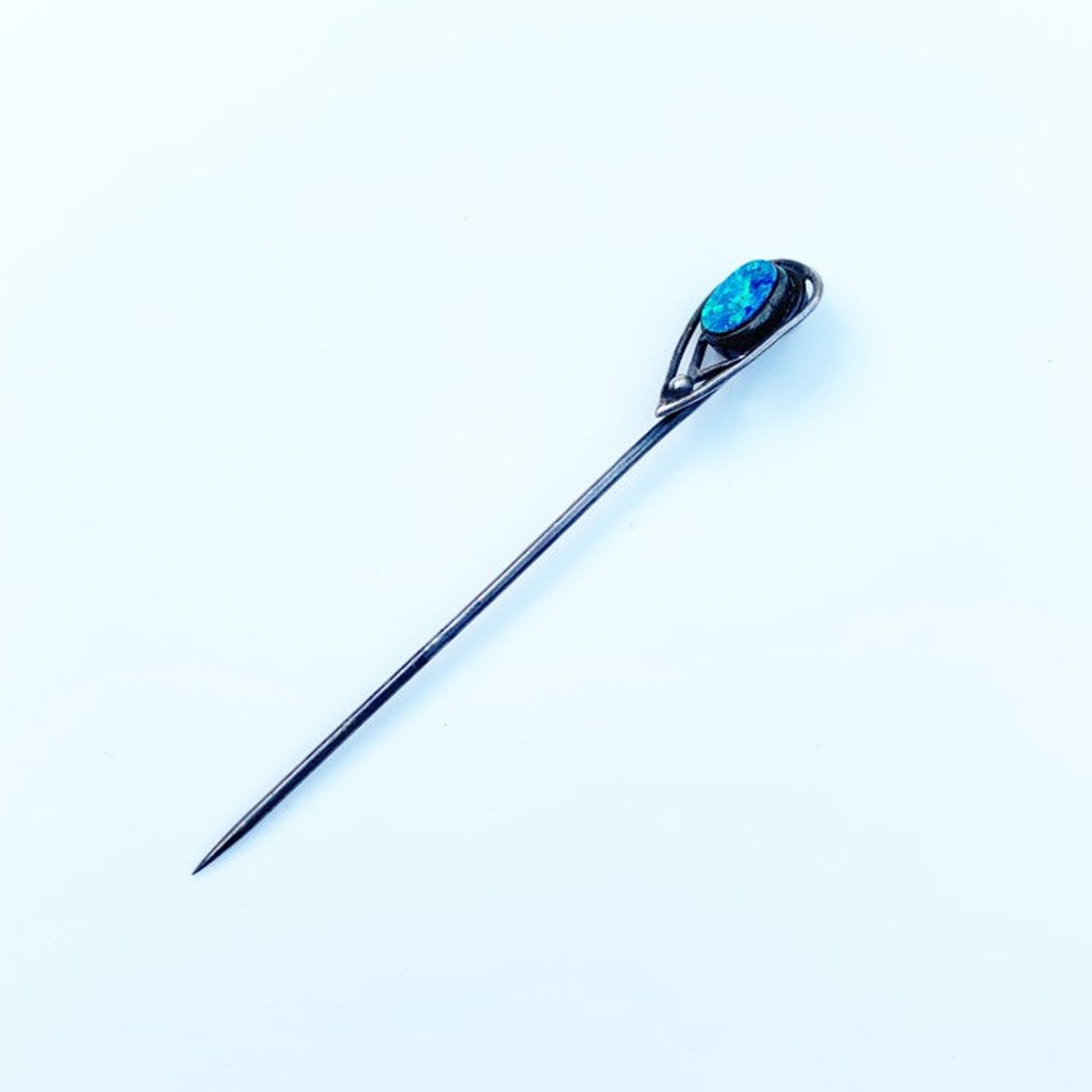 Vintage Opal Stick Pin Opal Doublet October Birthstone | Etsy