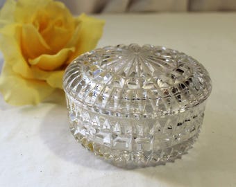 Glass powder box | Etsy