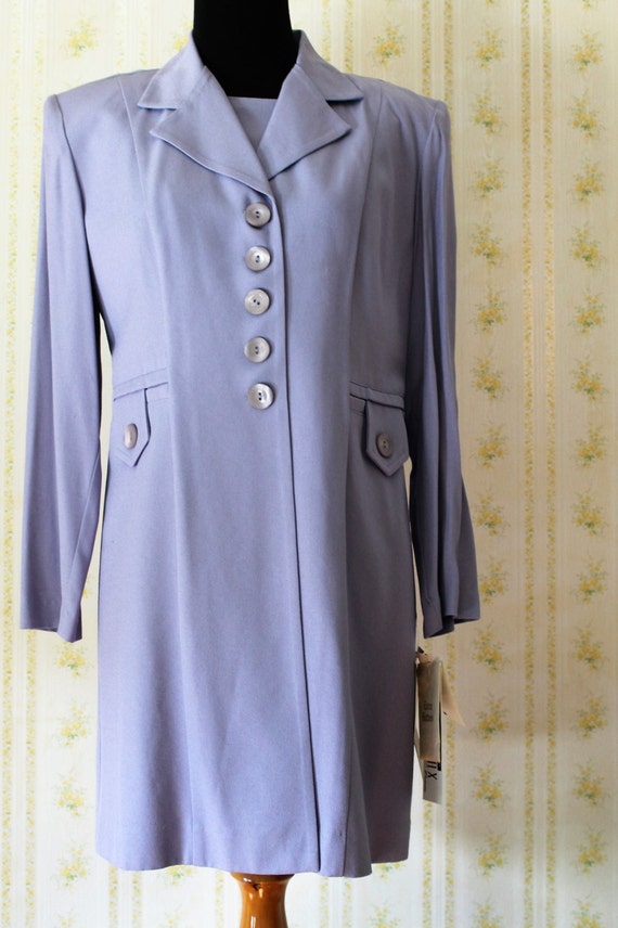 SALE NOS 1980s Lois Snyder for Dani Max Lavender Jack… - Gem