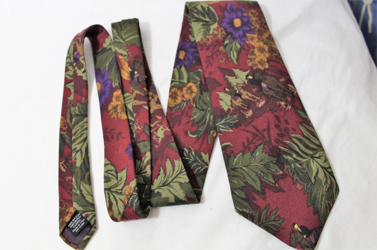 Vintage TANGO Max Raab 3.75 Inch Wide Silk Necktie Floral - Etsy