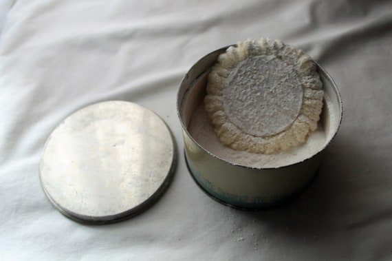 Vintage AVON Dusting Powder Tin, 1936, Half Full With… - Gem