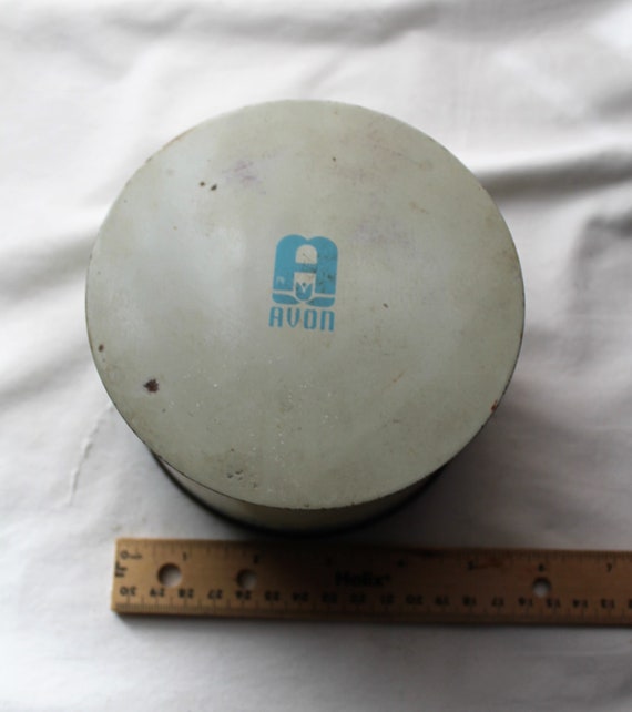 Vintage AVON Dusting Powder Tin, 1936, Half Full With… - Gem