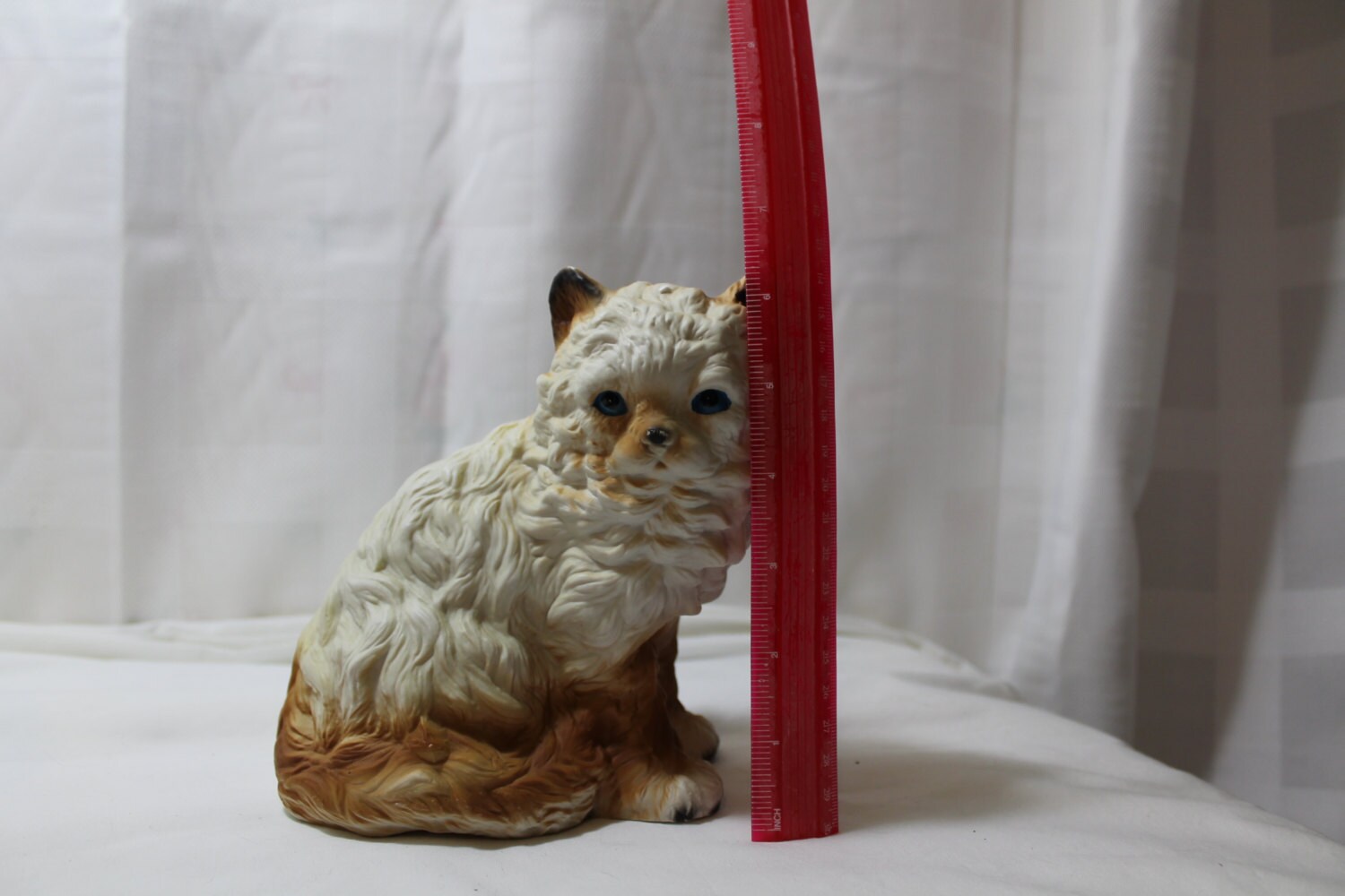 Large Vintage Porcelain Himalayan Cat Figurine - Etsy