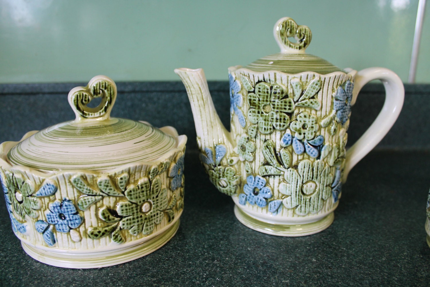 Charming Vintage Country Tea Set 11 Pieces | Etsy