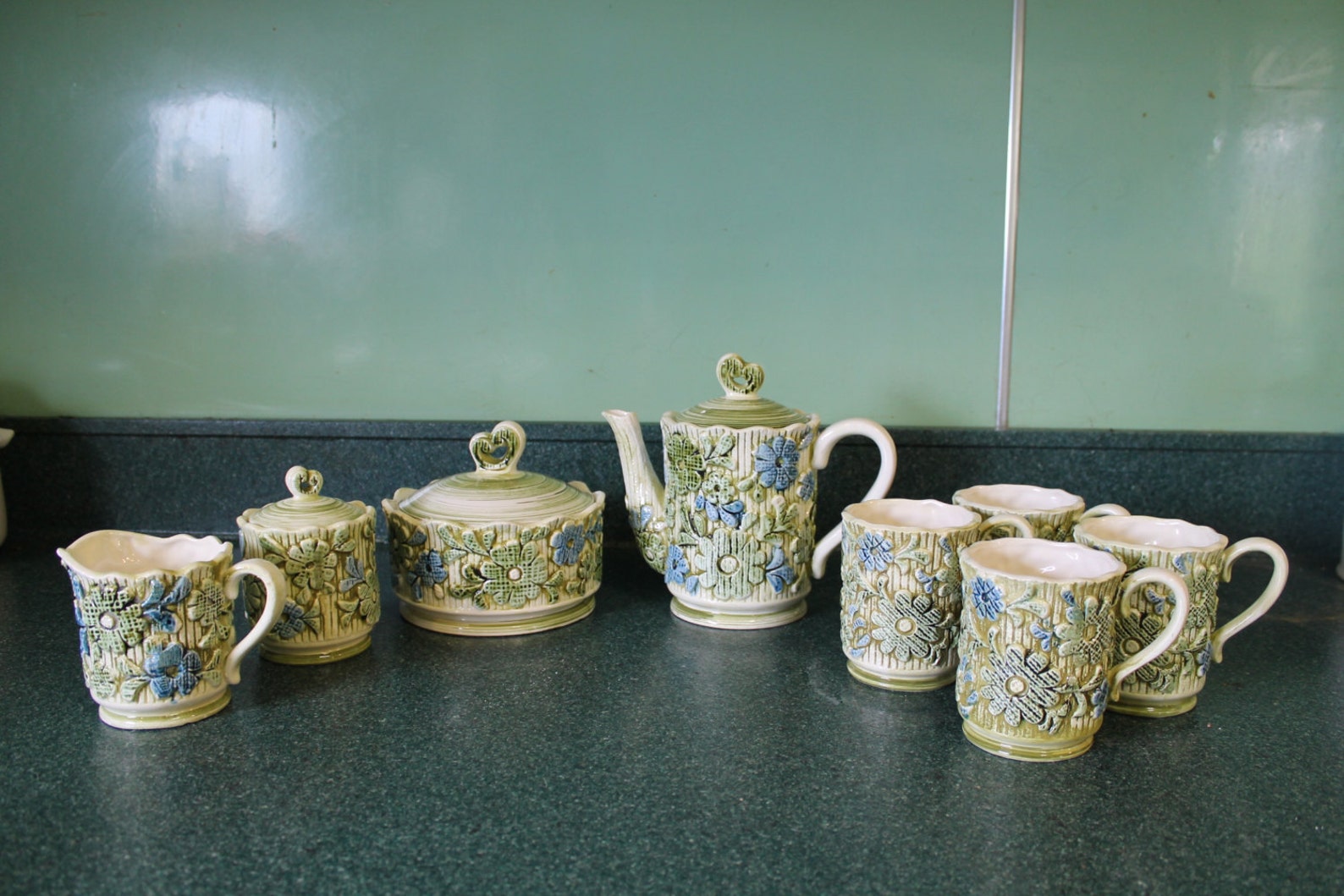 Charming Vintage Country Tea Set 11 Pieces | Etsy