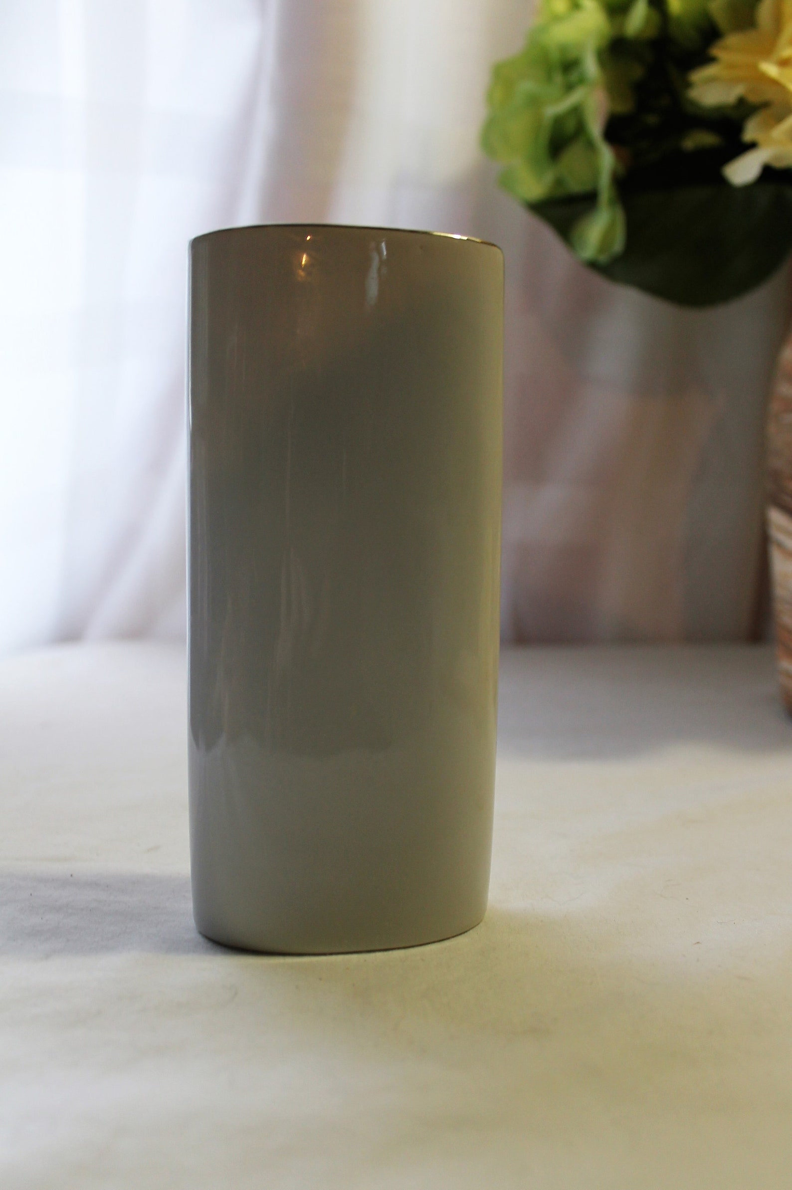 Vintage WWA Porcelain Bud Vase 25th Anniversary Silver | Etsy