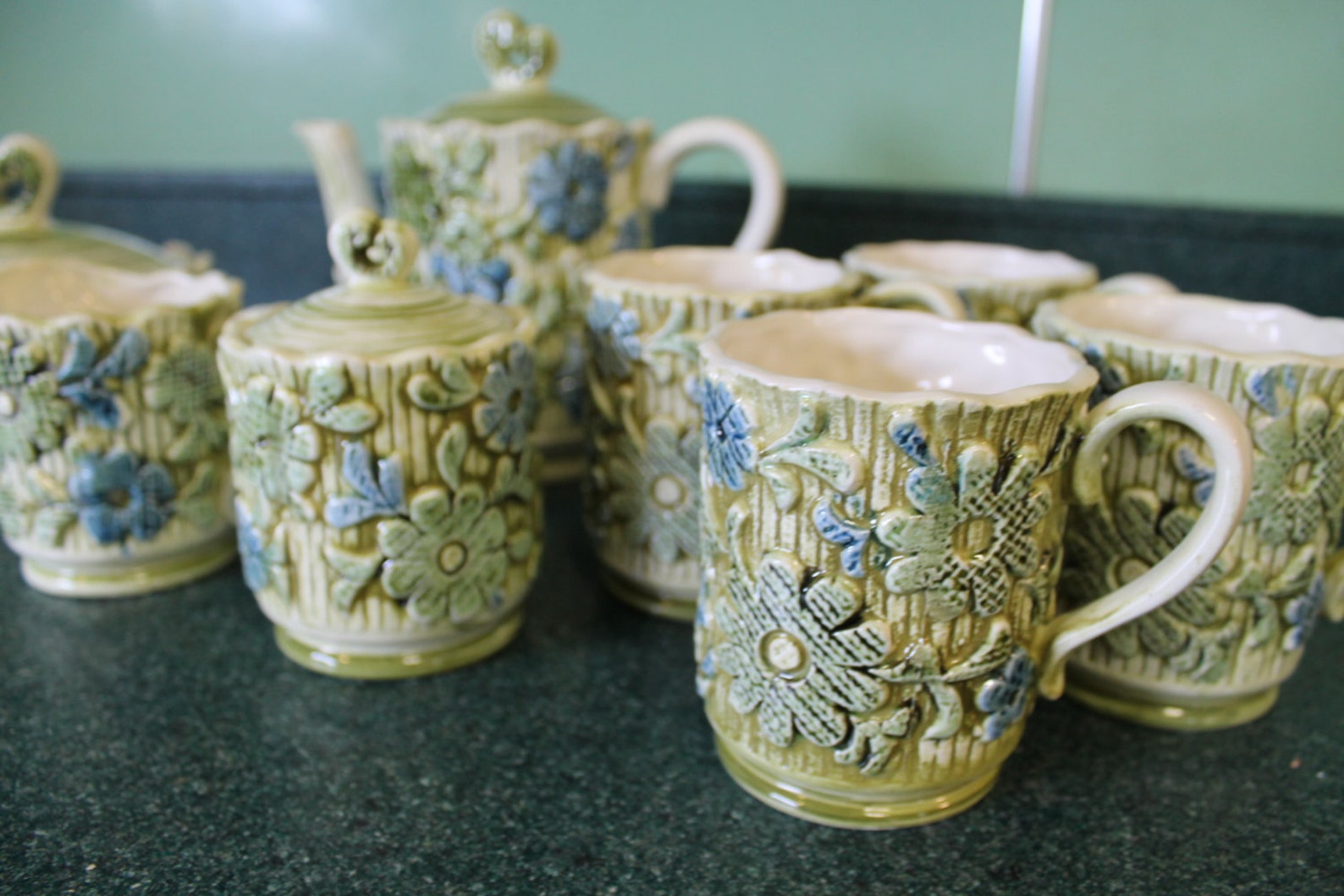 Charming Vintage Country Tea Set 11 Pieces - Etsy