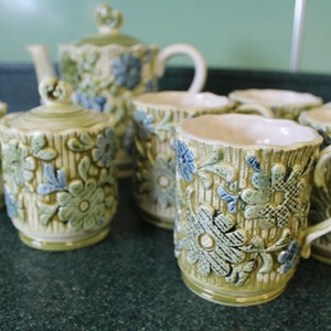 Charming Vintage Country Tea Set, 11 Pieces - Etsy