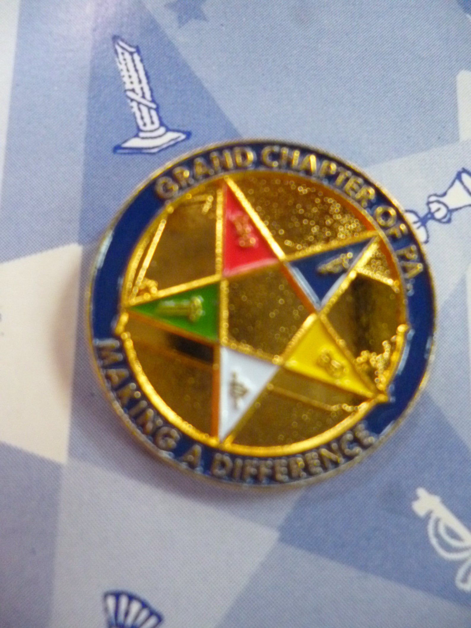Vintage Masonic Order of the Eastern Star Lapel Pin 24K GP - Etsy