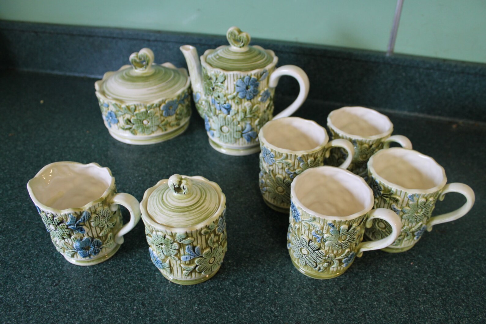 Charming Vintage Country Tea Set 11 Pieces - Etsy