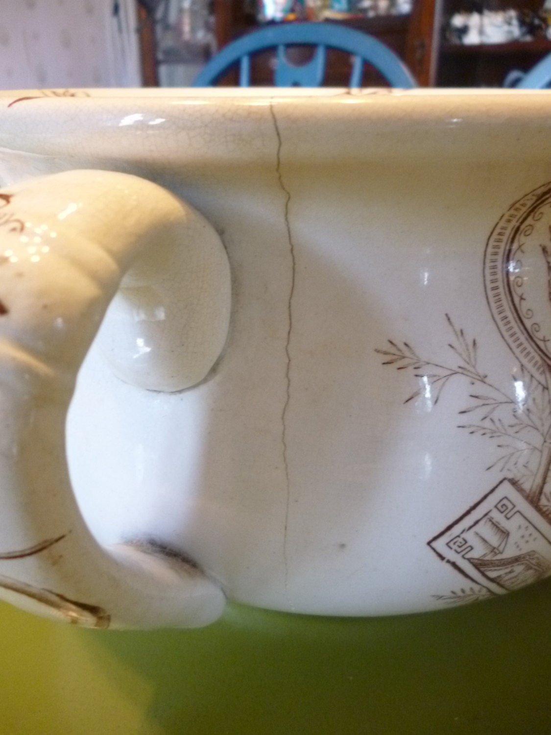 SALE Victorian Chamber Pot Thunder Pot Jardiniere G.W. | Etsy