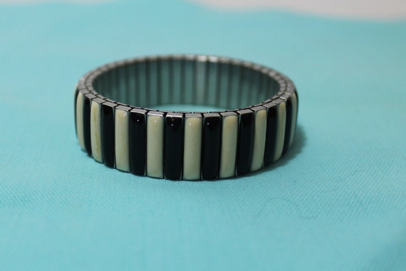 Vintage Stretch Piano Keys Bracelet - Etsy