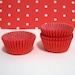 Mini Red Baking Cups Candy Liners Choose Set of 50 or 100 | Etsy