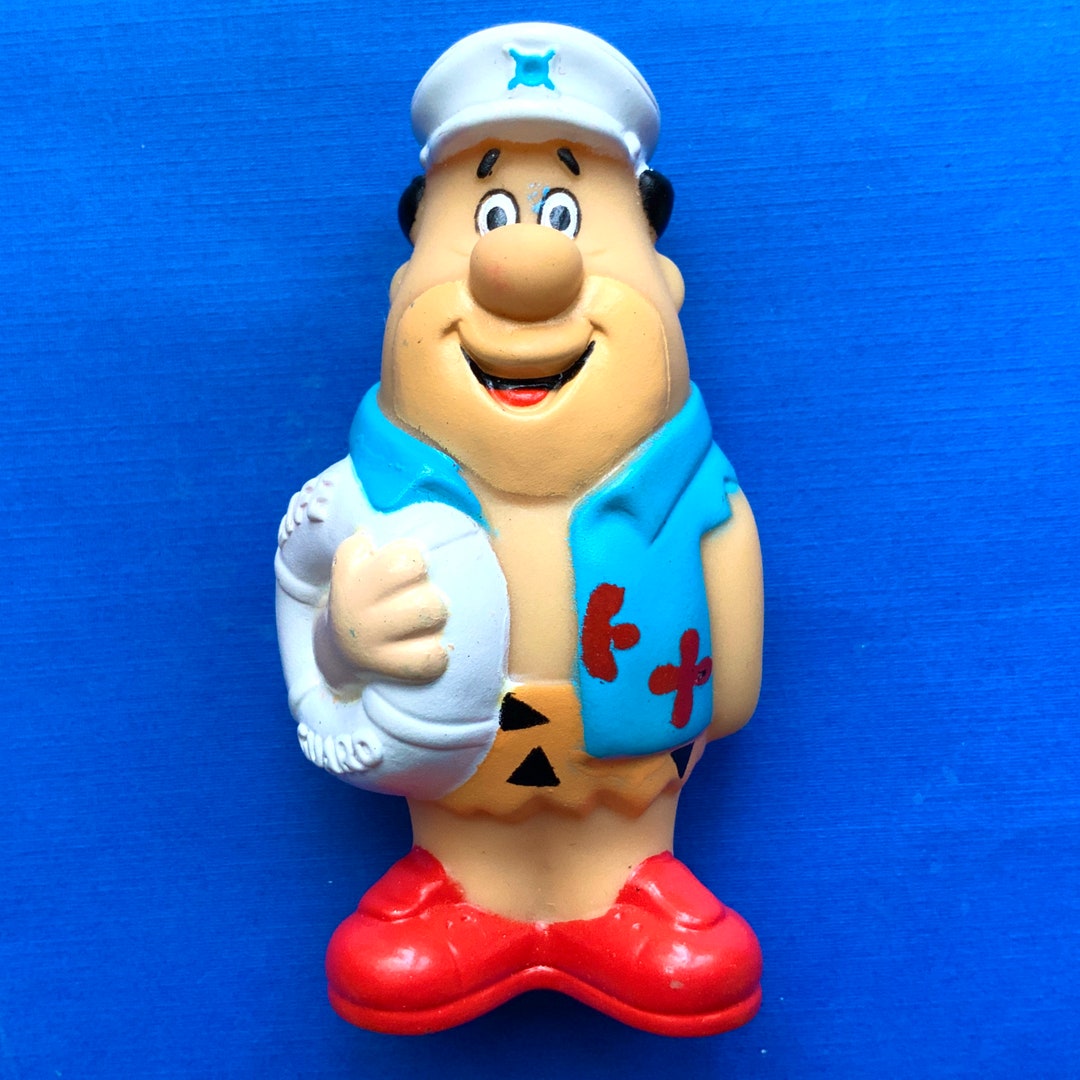 Vintage Lifeguard Fred Flinstone Figure Figurine, 4 Inches Tall, 1990 ...
