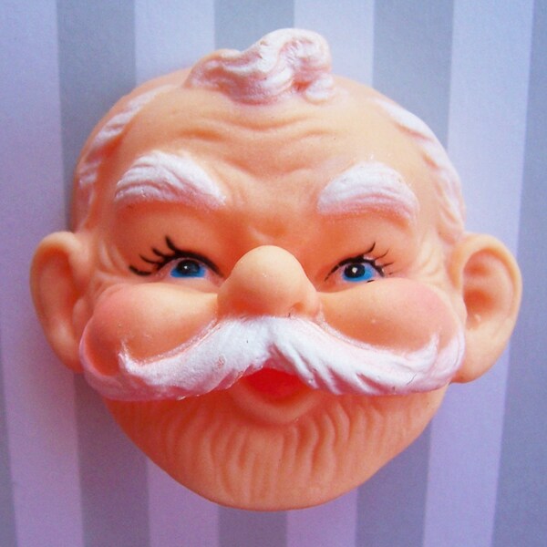 Plastic Santa Face - Etsy