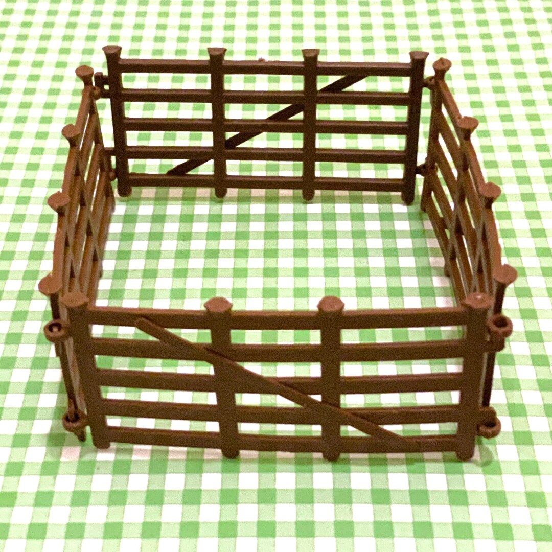 3 Fence Cake Topper Miniature - Etsy