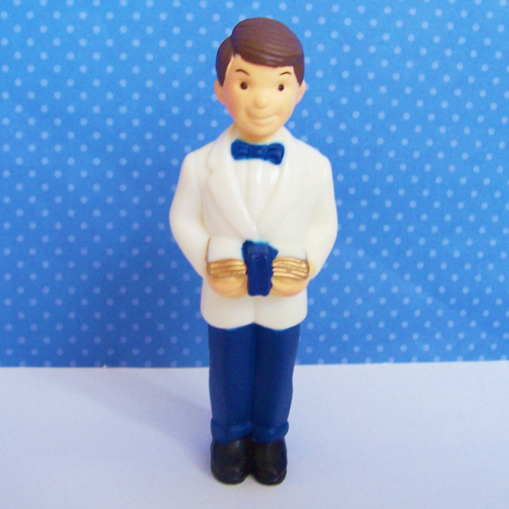 Bakery Crafts Communion Boy Cake Topper Vintage 1997 New Old Stock 3 1/ ...