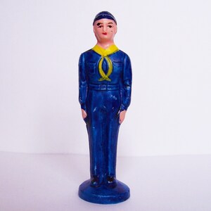 Vintage Boy Scout Porcelain Figurine Cake Topper - Etsy