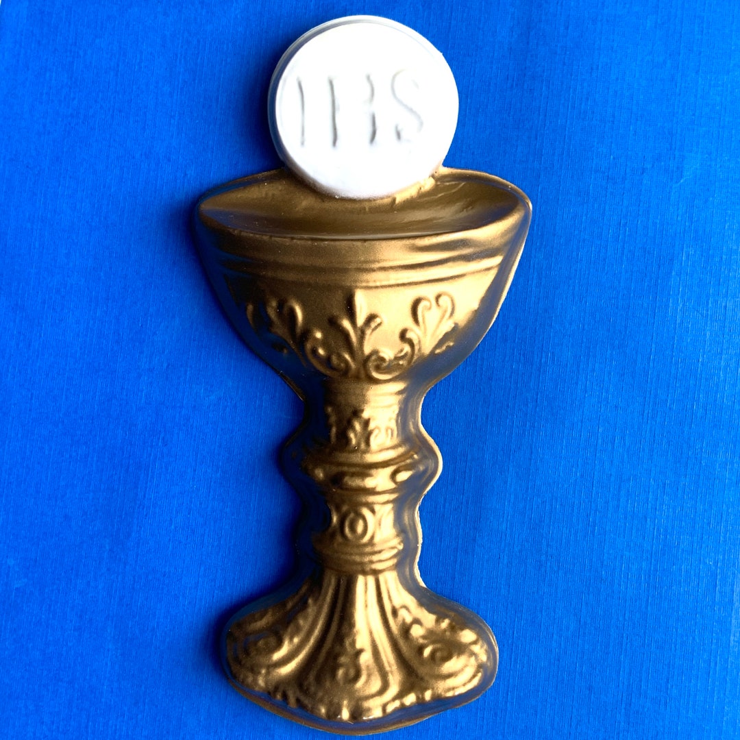 Two Chalice Cake Toppers Pop Tops IHS 5 1/2” Tall - Etsy