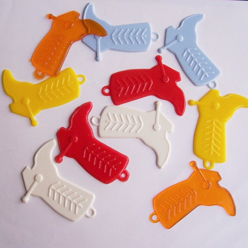 10 Flat Cowboy Boot Charms - Etsy
