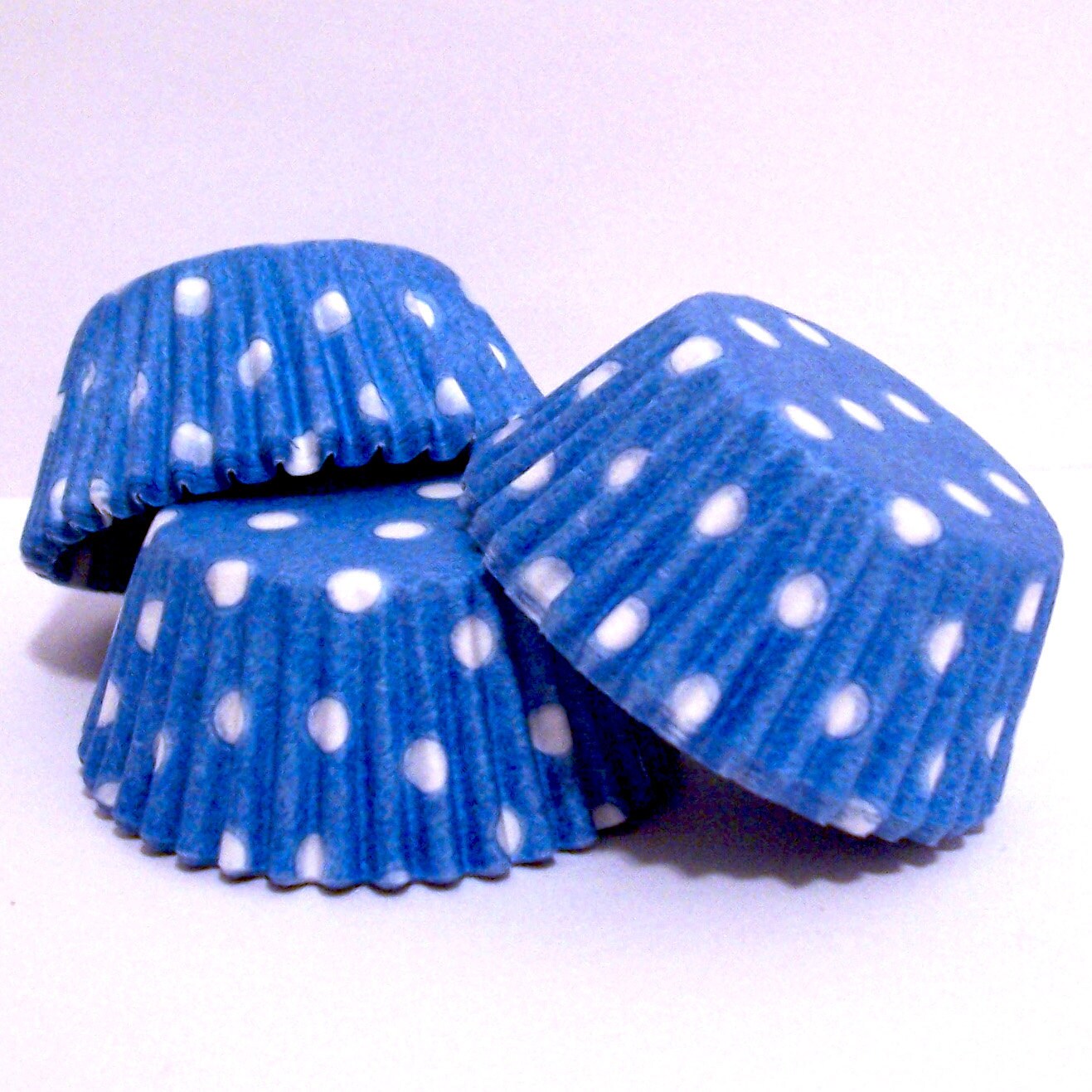 Mini Light Blue Polka Dot Baking Cups Candy Liners Choose | Etsy