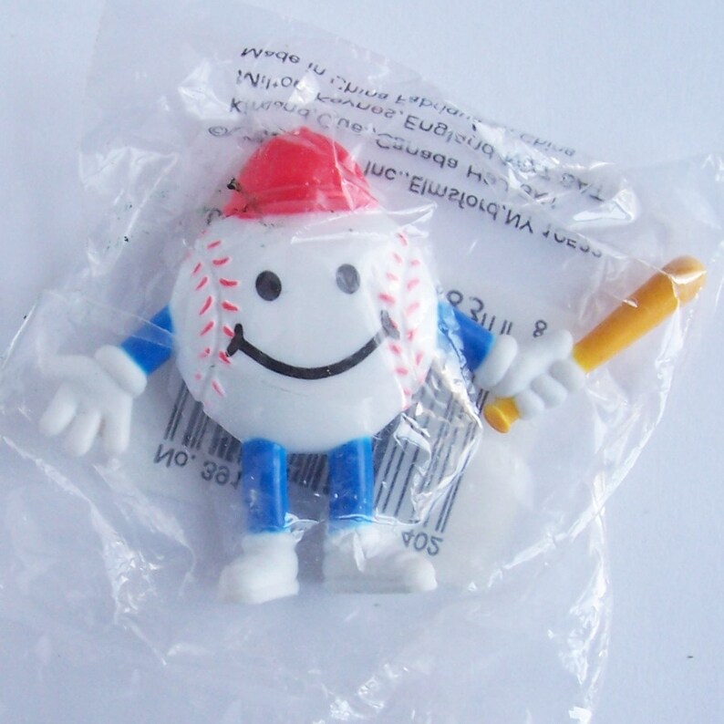Baseball Smiley Face Player Figurine Cake Topper Amscan - Etsy