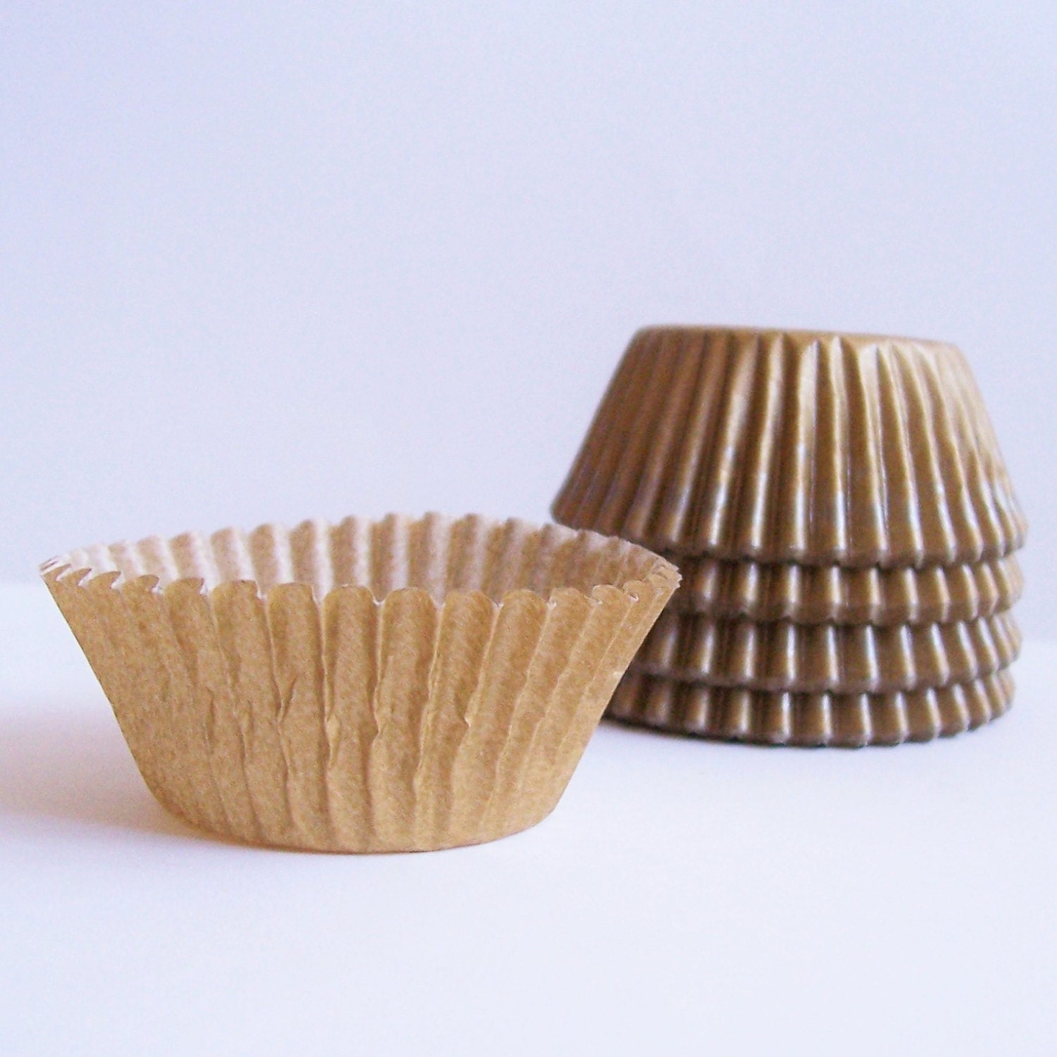 Mini Gold Paper Baking Cups Choose Set of 50 or 100 - Etsy