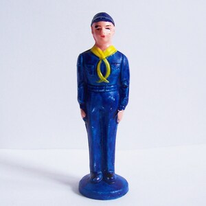 Vintage Boy Scout Porcelain Figurine Cake Topper - Etsy