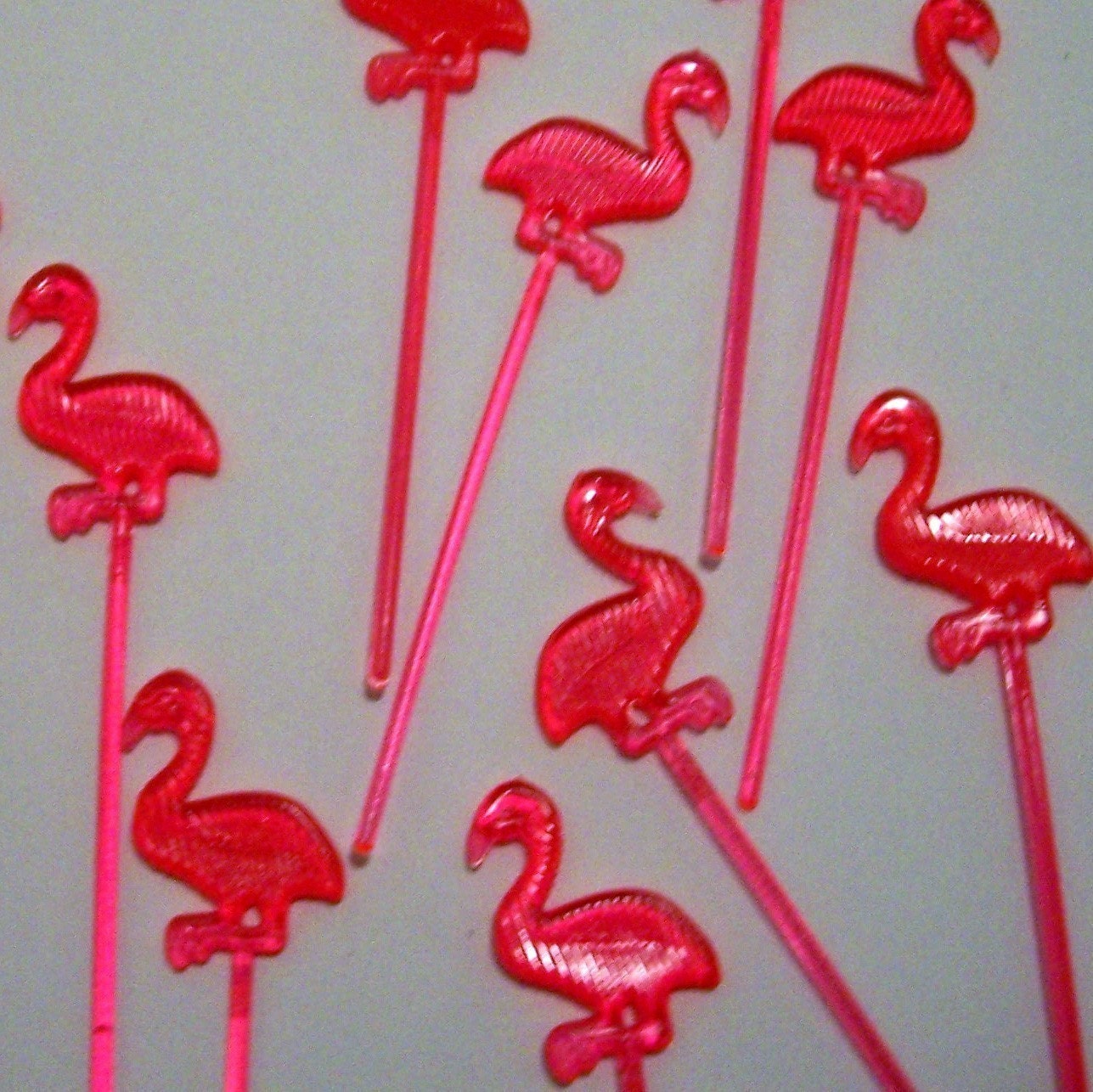 12 Flamingo Picks Cupcake/food Picks - Etsy