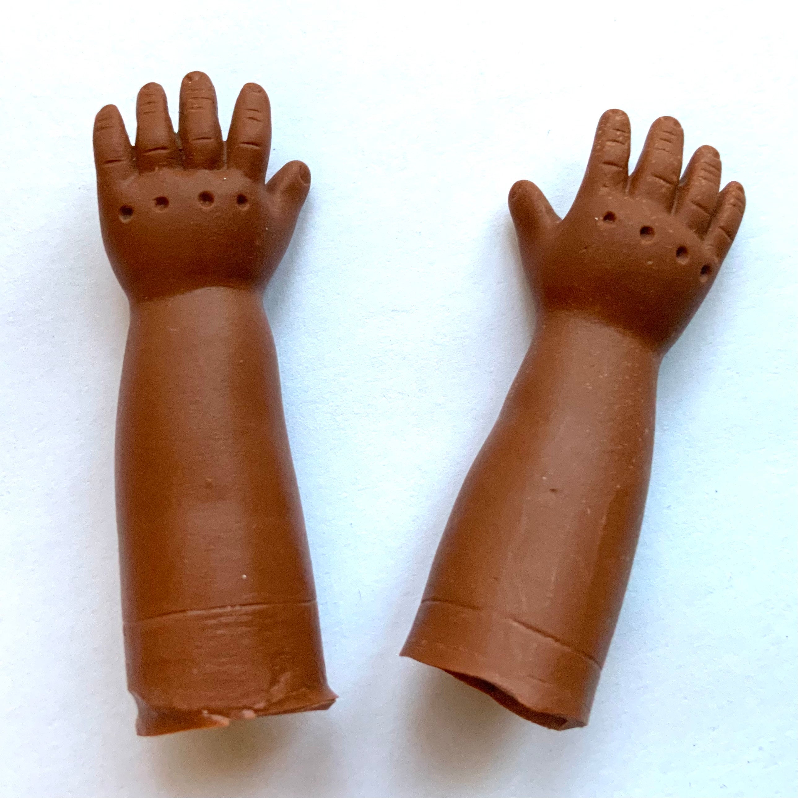 Two Rubber Doll Hands 1 3/4 inches long | Etsy