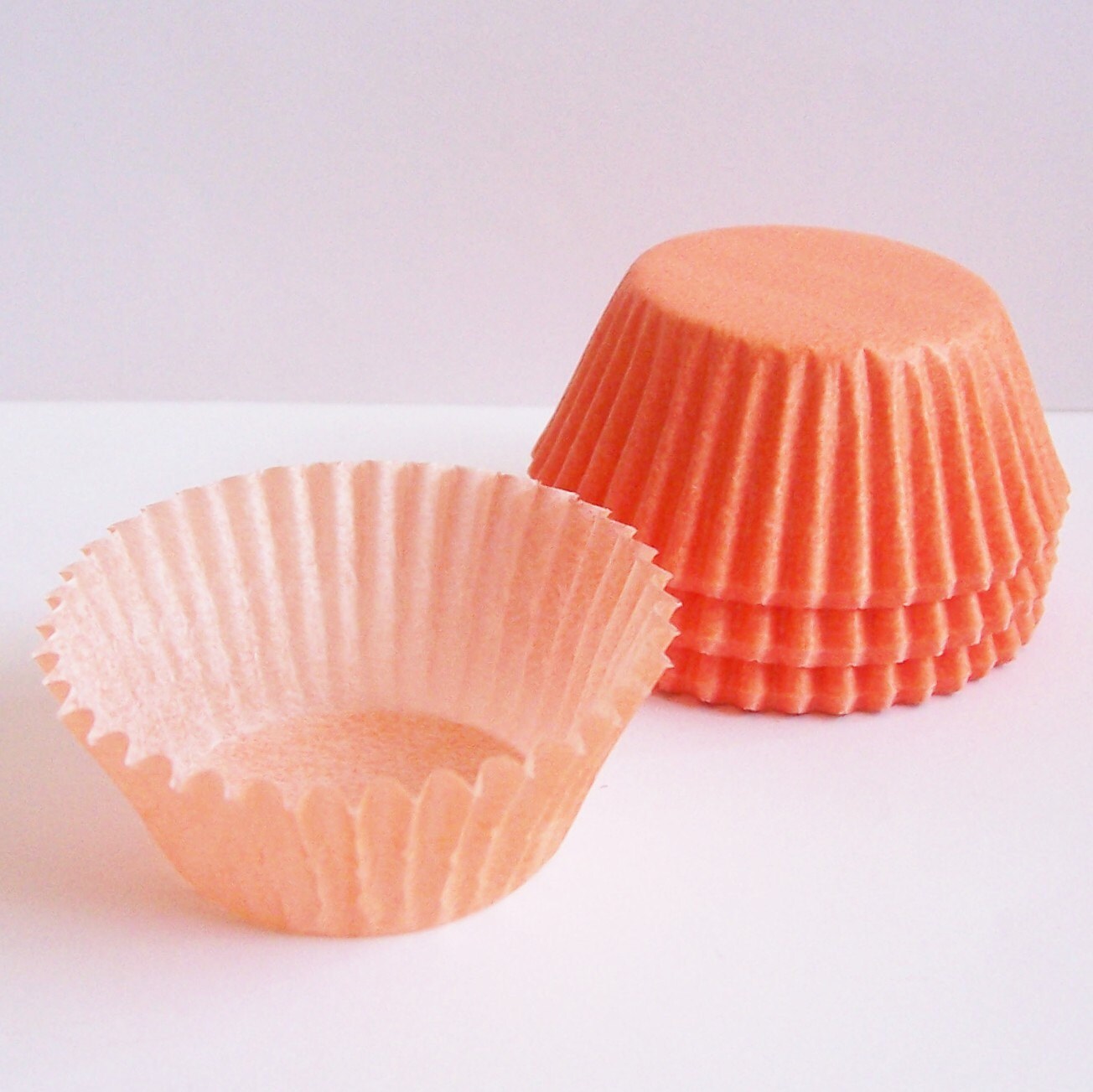 Mini Peach Baking Cups- Choose Set of 50 or 100 - Etsy