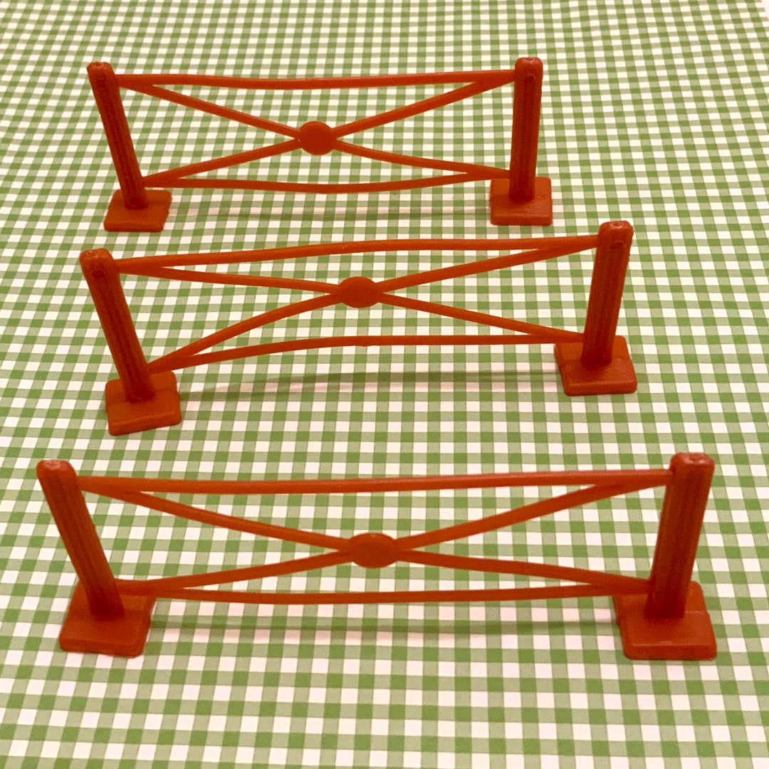 3 Fence Cake Toppers Miniatures - Etsy