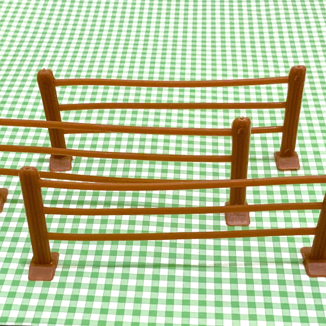 3 Fence Cake Toppers Miniatures - Etsy