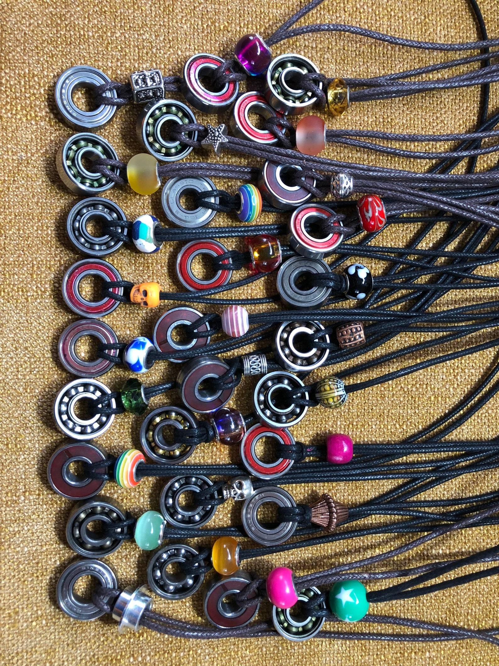 Recycled Skate Bearing Necklace - Etsy